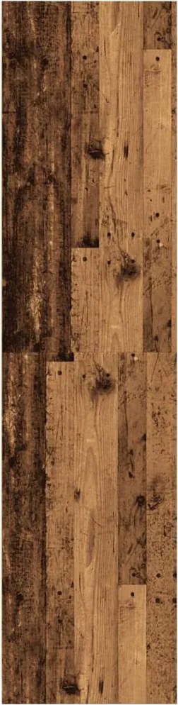Šatní skříň old wood 30 x 50 x 200 cm kompozitní dřevo 3307745