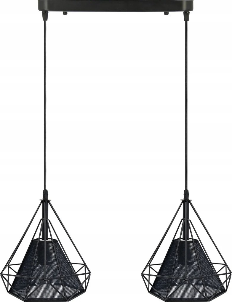 Industriální závěsná lampa 8803/2 Zwis 07 Elem loftová Kovová lampa dr