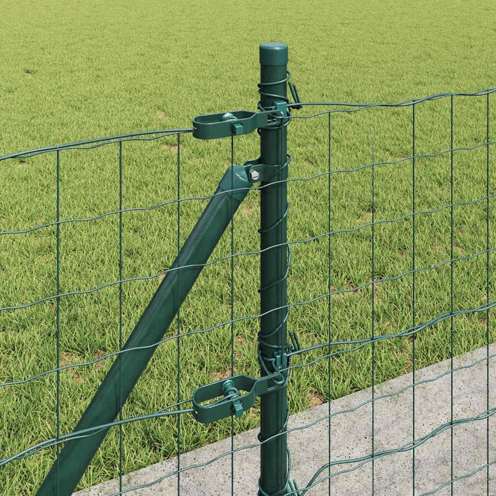 Evropský plot s betonovou základnou 50 x 0,4 m Zelená Síťovina 3350889