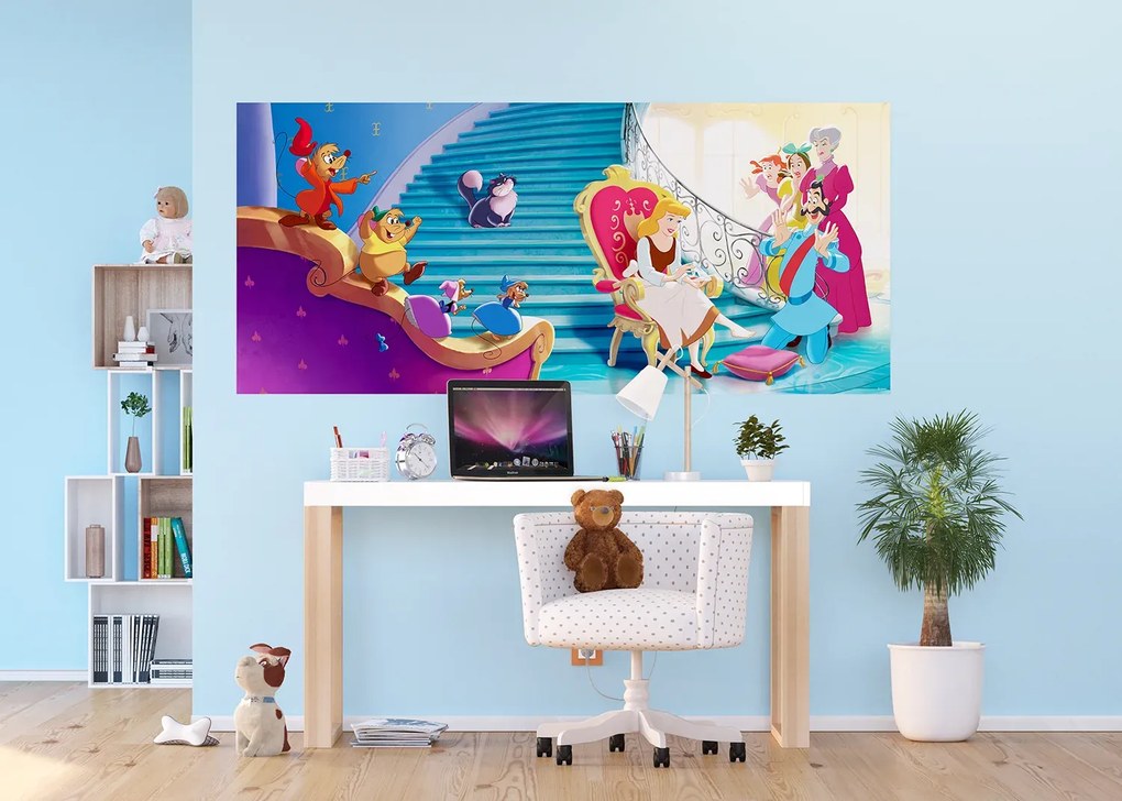 Dětská vliesová fototapeta na zed' Popelka, Disney | 202 x 90 cm | DFTDNH 5364