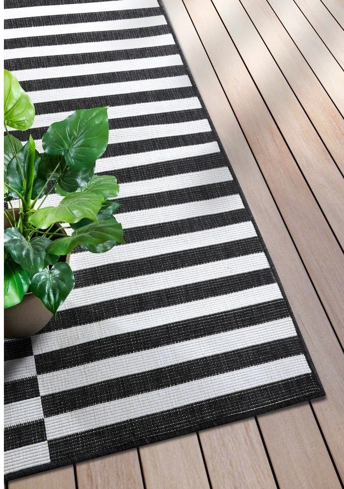 Černobílý běhoun 80x150 cm Viela – Hanse Home