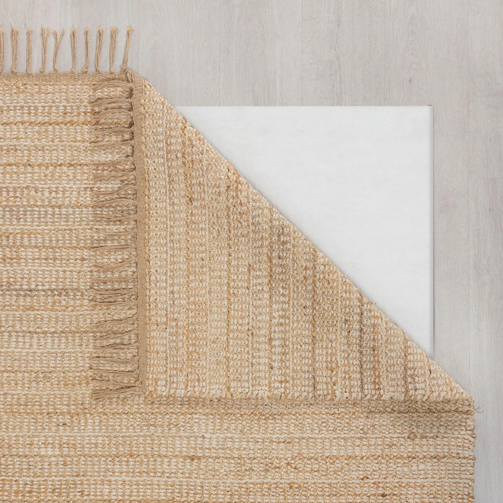 Flair Rugs koberce Kusový koberec Levi Chenille Jute Natural - 160x230 cm