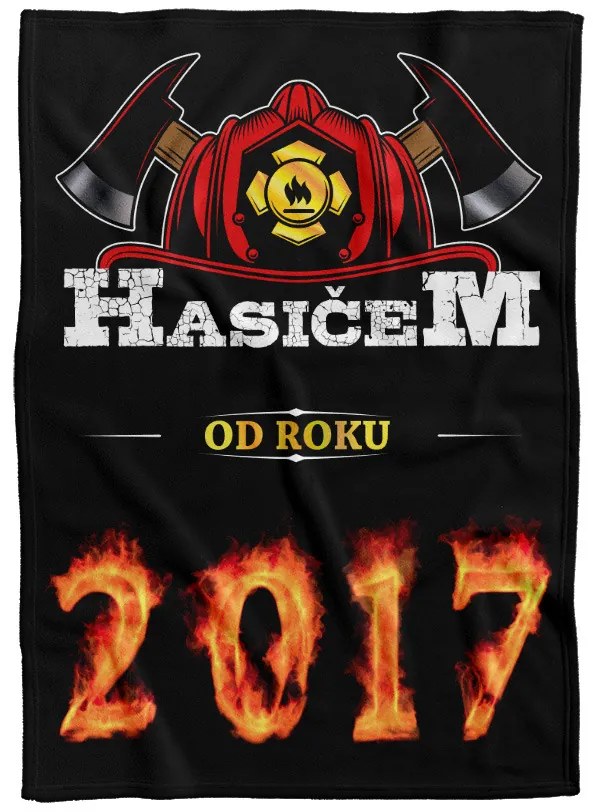 Deka Hasičem od roku (rok: 2017, Podšití beránkem: NE)