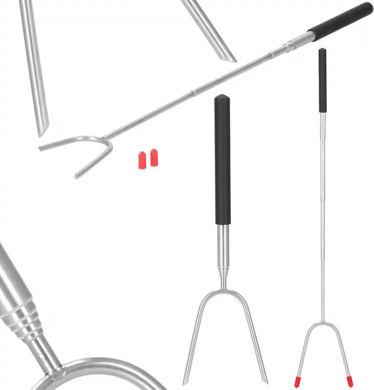 Grilovací teleskopická vidlice SPRINGOS BQ0023