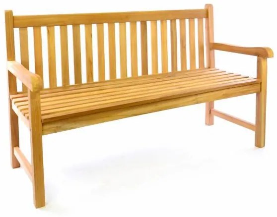 Dřevěná venkovní lavička na zahradu / terasu, 150 cm
