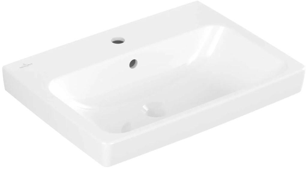Villeroy & Boch Architectura - Umyvadlo 60x45 cm, s přepadem, otvor pro baterii, alpská bílá 4A876001