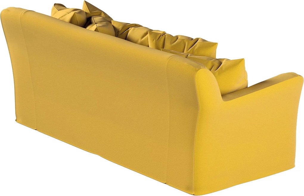 Potah na pohovku IKEA Tomelilla 3-místná nerozkládací barva žlutá látka sametová