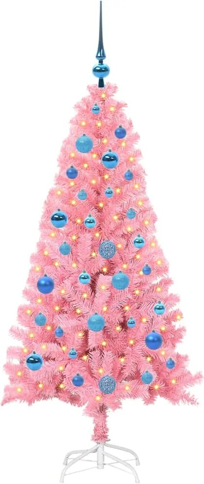 Vánoční stromeček Růžová 150 cm PVC 3396423