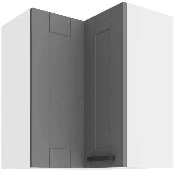 Kuchyňská skříňka LUNA 60x60 GN-72 2F (90°) korpus: dub artisan, barva dvířek: šedá DUST