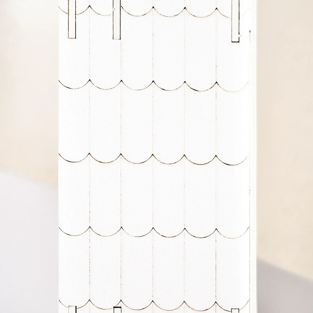 Adventní kalendář HOMCOM k naplnění 24 zásuvek a LED světel, designová vánoční dekorace 2 v 1 v bílé barvě 39 x 9 x 42 cm | Aosom.de