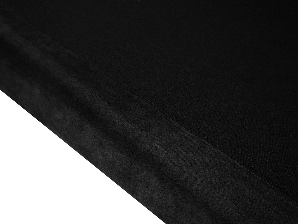 Elegantní černá čalouněná pohovka pro 3 LOKKA Beliani