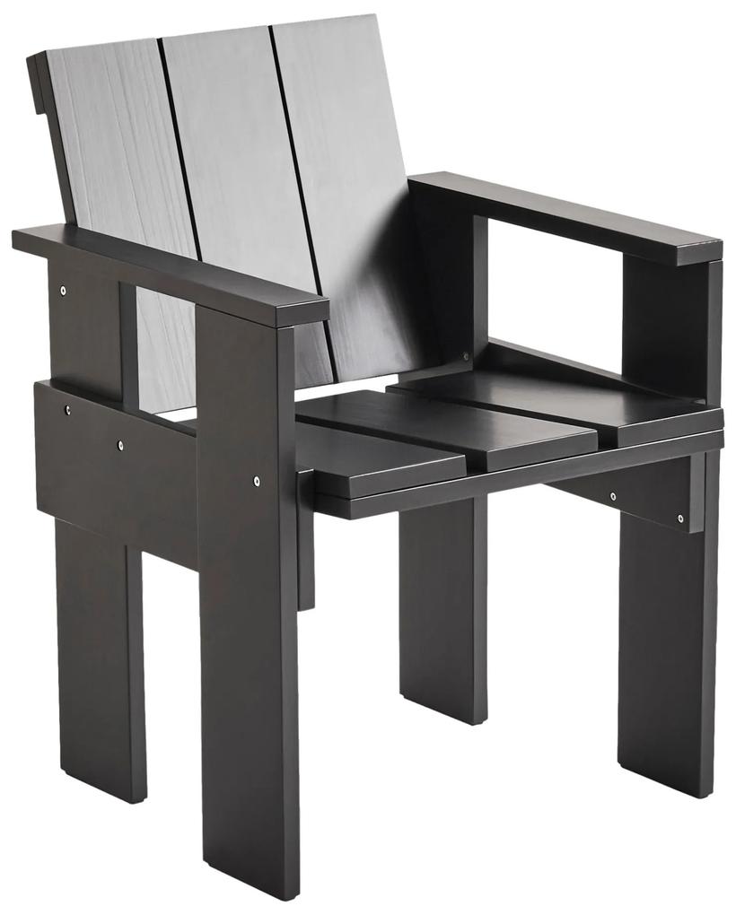 HAY Zahradní židle Crate Dining Chair, Black