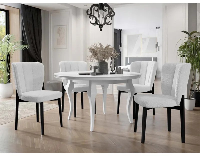 Moderní čalouněná židle ST106, Barva křesla: černá, Potah: Magic Velvet 2258