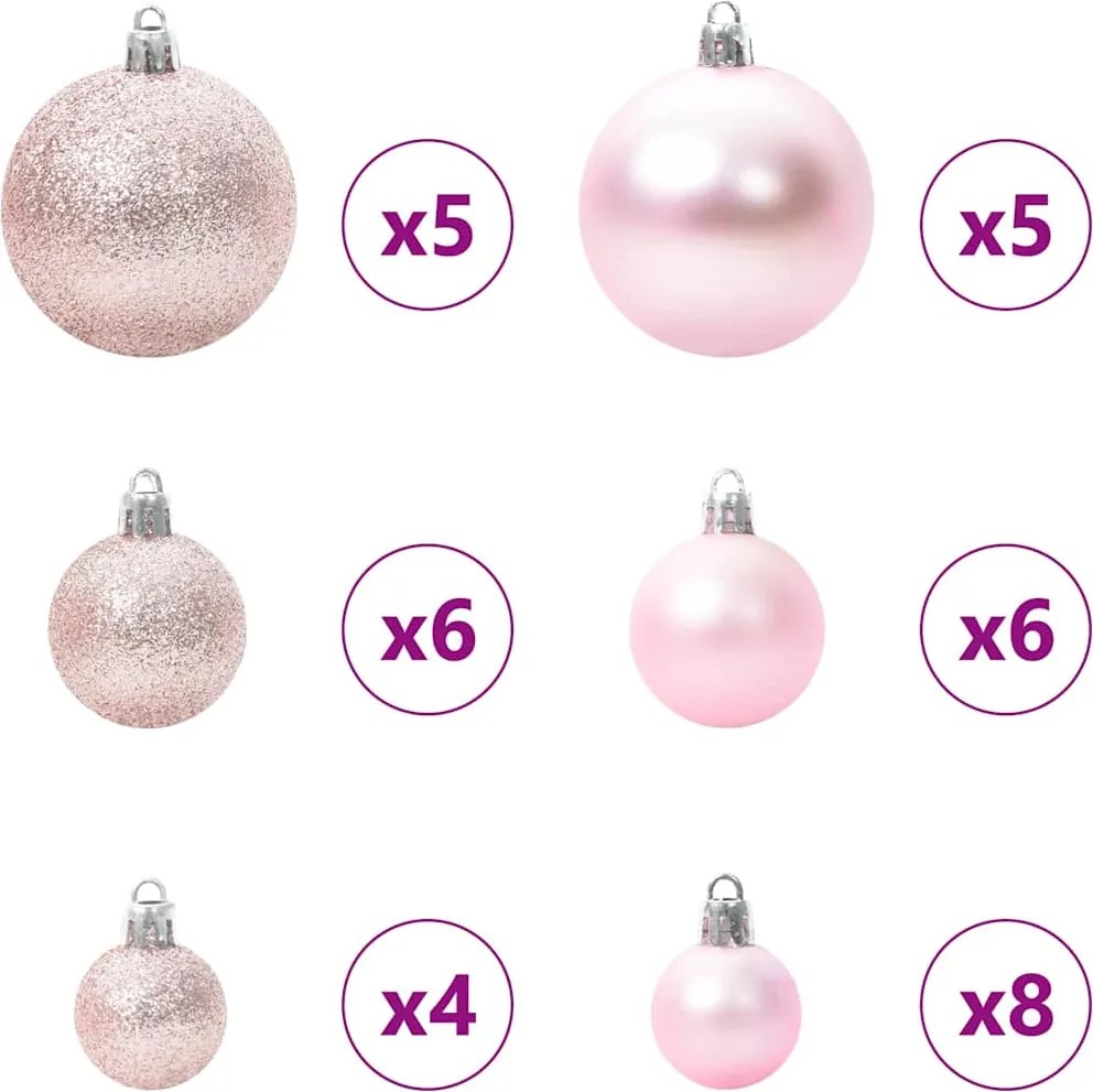 Umělý vánoční stromeček Bílá 120 cm PVC, plast, ocel a PE 3396023