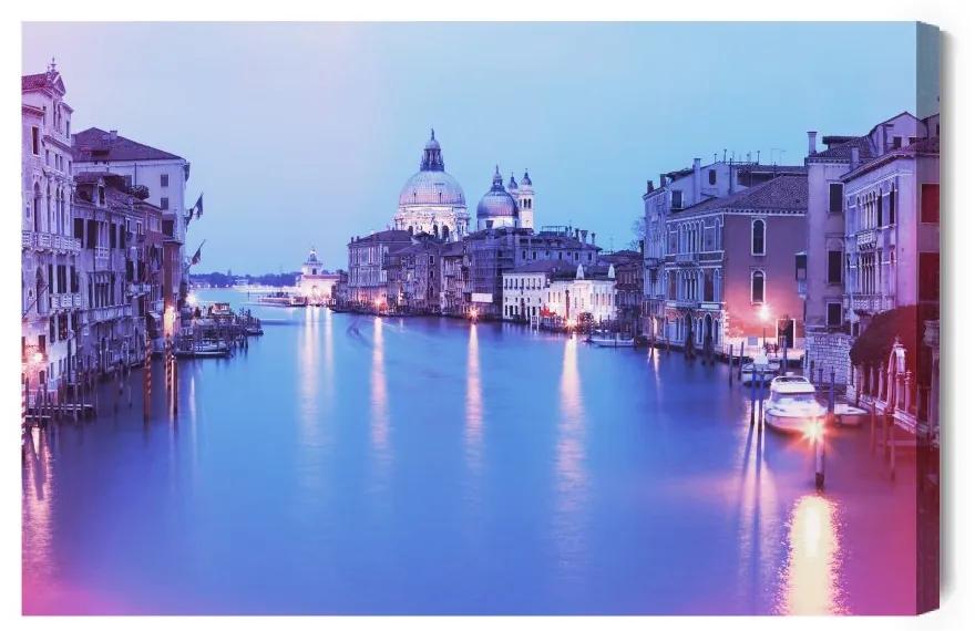 Obraz Benátky Večer Nedostatek Nedostatek Přírodní plátno 30x20