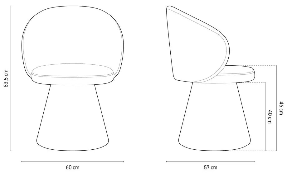 Tmavě zelené sametové křeslo Inez – Micadoni