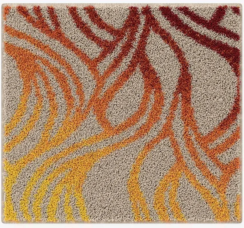 GRUND MAYRA - Koupelnová předložka oranžová Rozměr: 50x60 cm