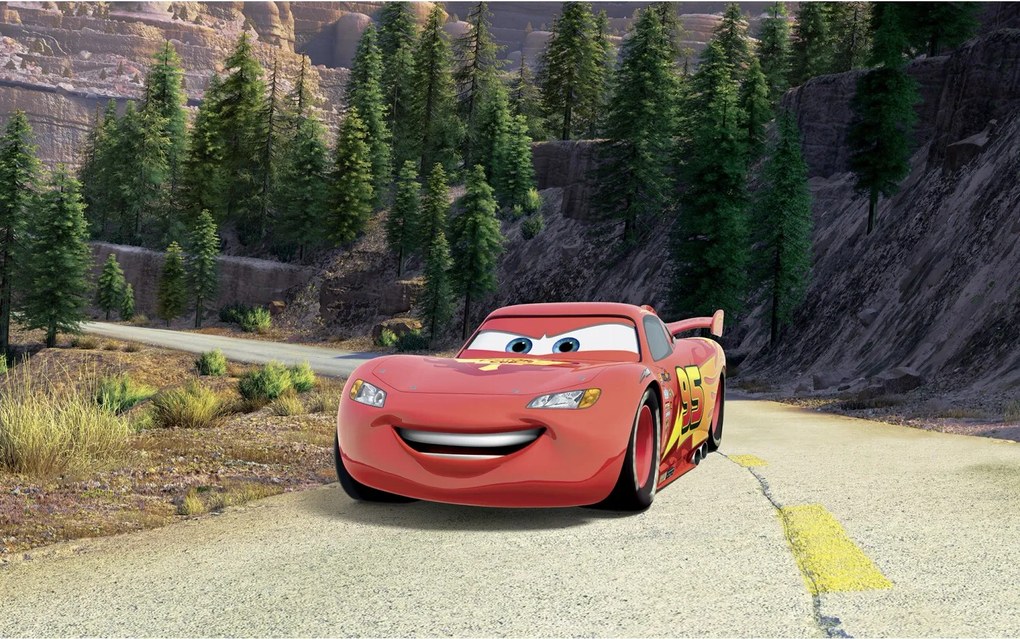 Komar Vliesová fototapeta Disney and Pixar Cars Every Road Has A Story 400x250cm