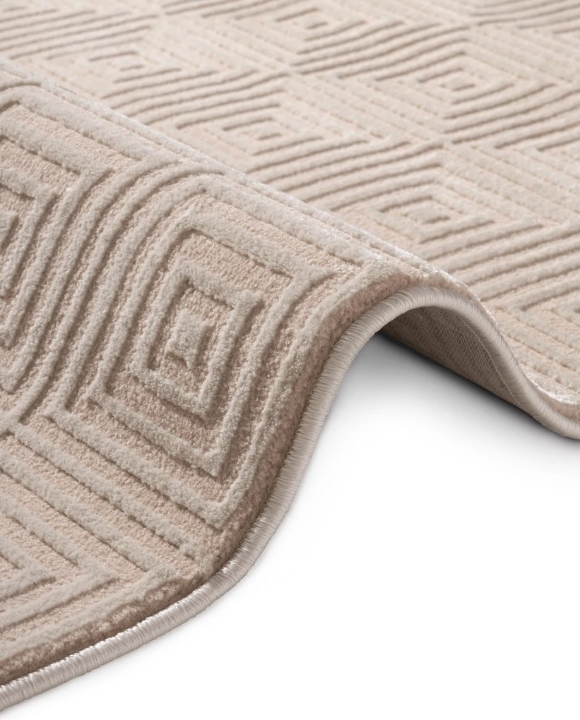 ELLE Decoration, Kusový koberec Perles 106183 Cream Beige z kolekce Elle, 200x280, béžová, ložnice