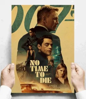 Plakát James Bond Agent 007, Daniel Craig, No Time to Die č.206, 29.7 x 42 cm