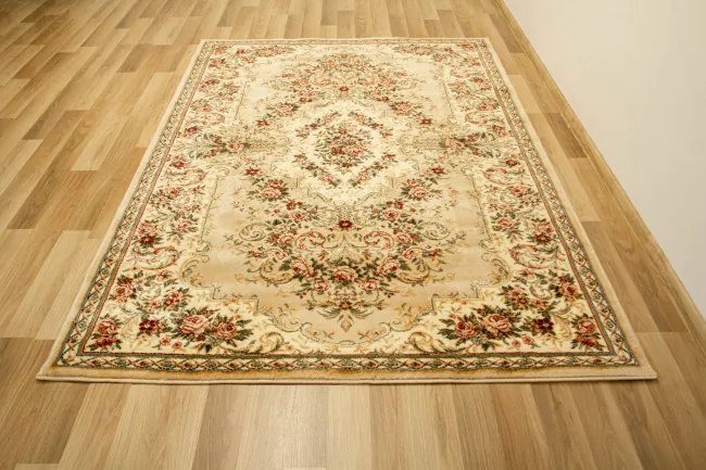 Koberec Lotos 1569/110 Ornament květiny béž