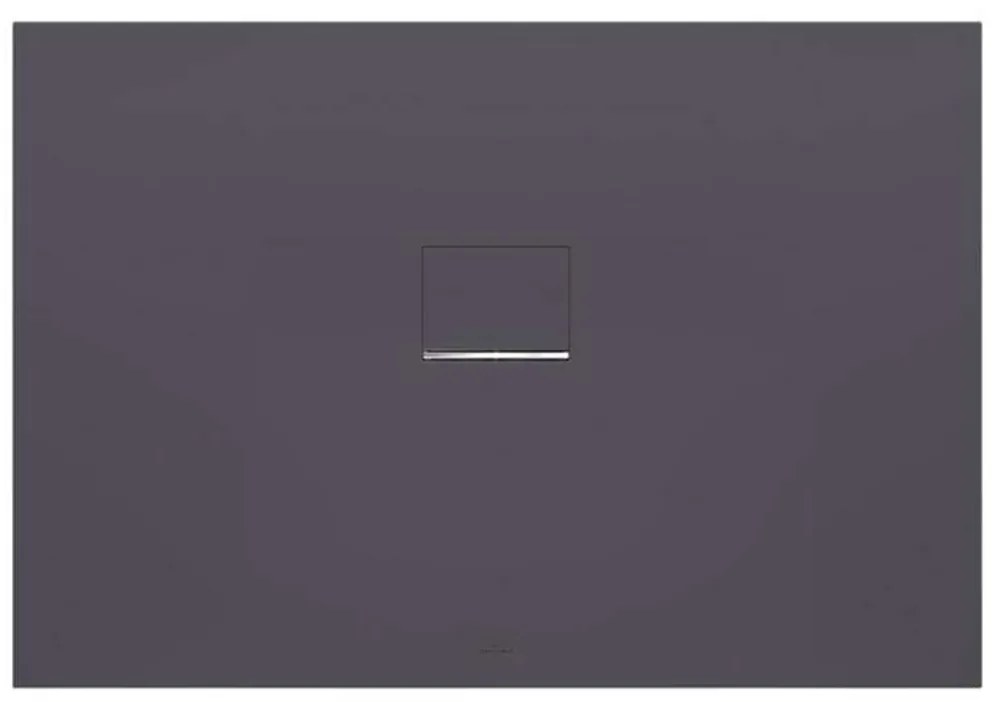 Villeroy & Boch Squaro Infinity - Sprchová vanička, 90x120 cm, Quaryl, antracit UDQ1290SQI2V-1S