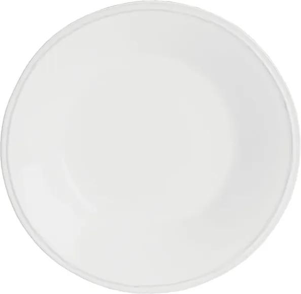 Bílý kameninový polévkový talíř Costa Nova Friso, ⌀ 26 cm