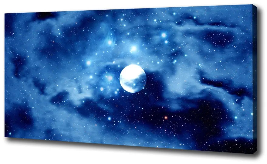 Wallmuralia Foto obraz na plátně Měsíc v úplňku 100x50