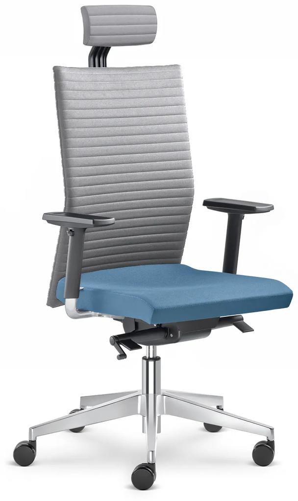 LD seating Element 435-SYS-F40-N6 - Kancelářská židle  - šedá/modrá