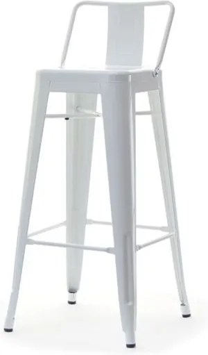 MPT Barová židle Factory - bílá