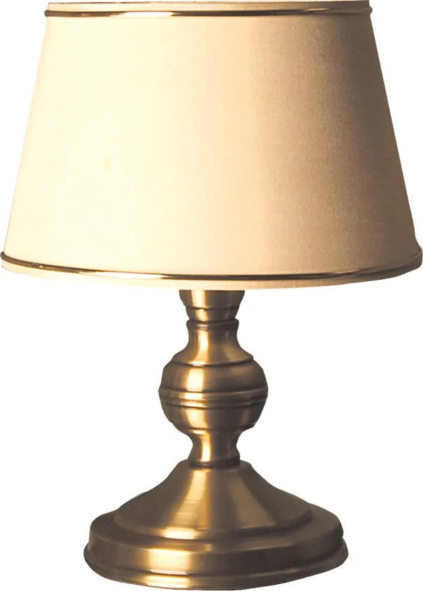 Mosazná stolní lampička 404 Oktawia (Braun)