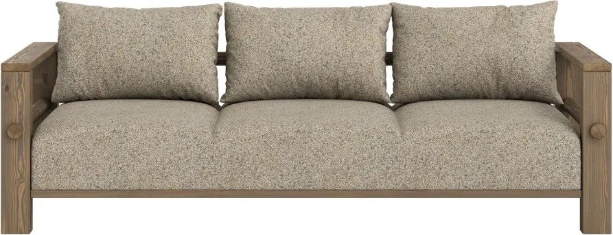 Šedá pohovka 225 cm Bare – Karup