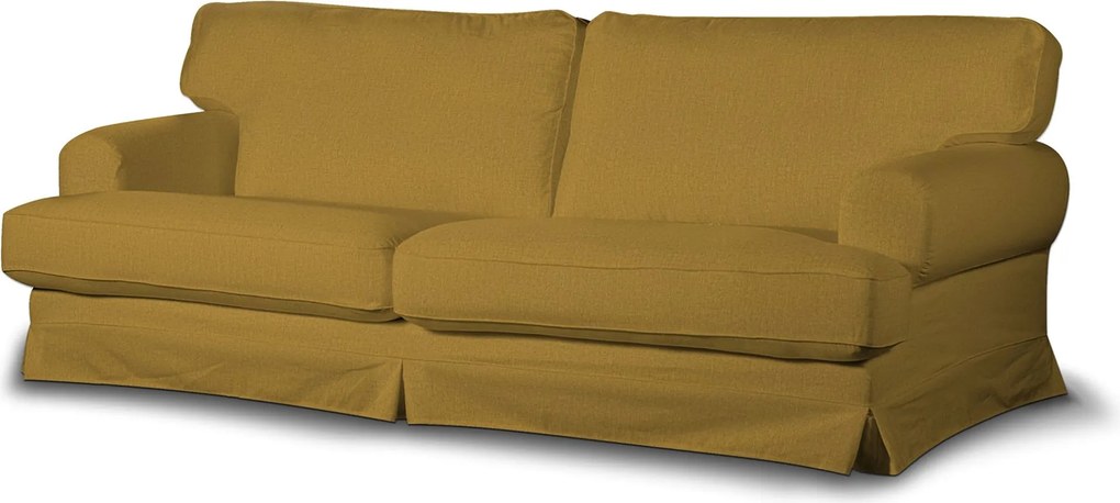 Potah na pohovku IKEA Ekeskog rozkládací barva žlutá látka pletený vzor