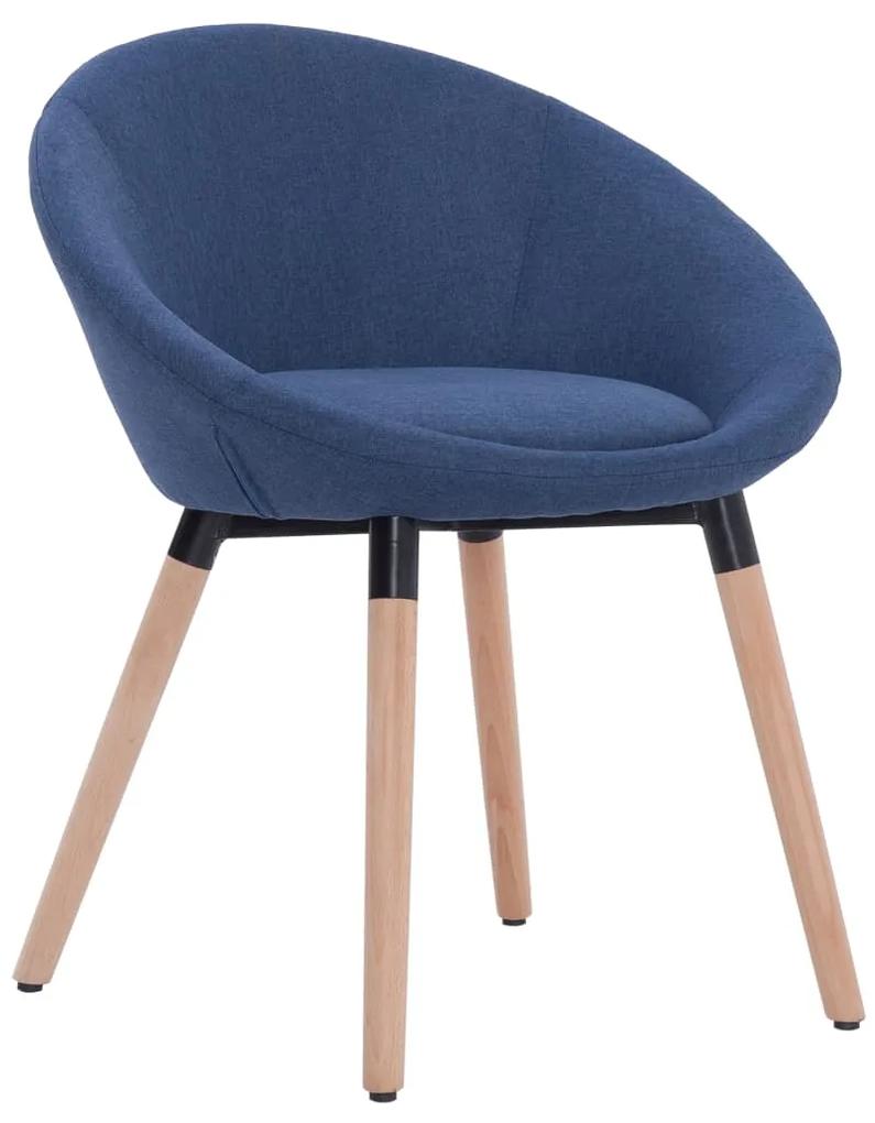 Jídelní židle modrá textil,  283433 HangarStore.cz