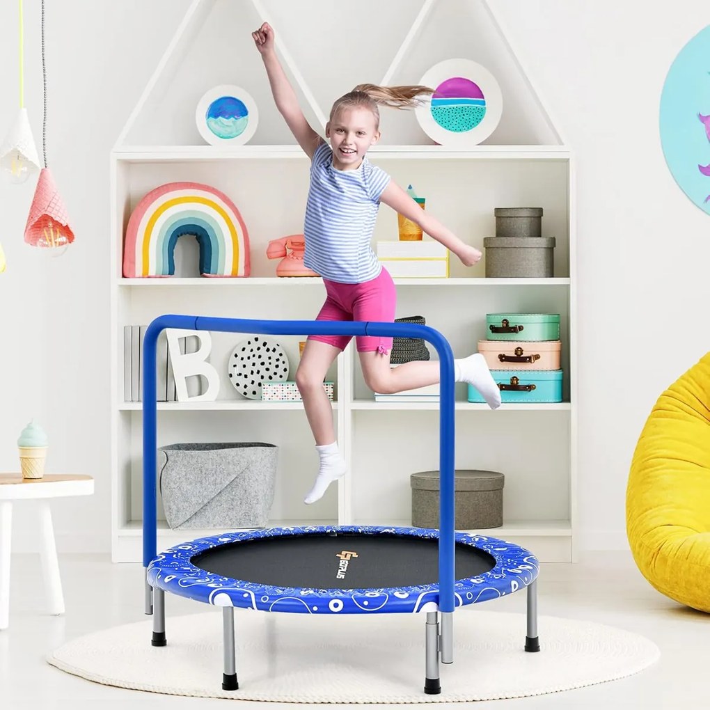 Costway Dětská trampolína mini trampolína skládací trampolína pro batolata modrá