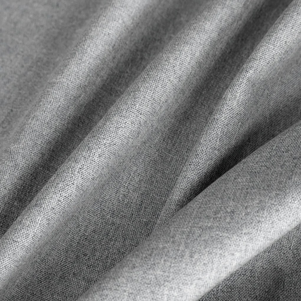 ZATEMŇOVACÍ ZÁVĚS (100%) NA PÁSCE ZOEY 140X270 CM STŘÍBRNÝ