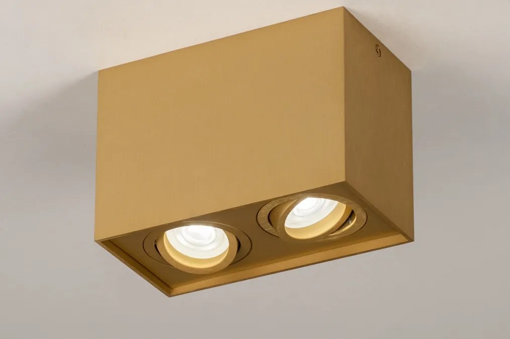 Stropní bodové LED svítidlo Tyler II Gold