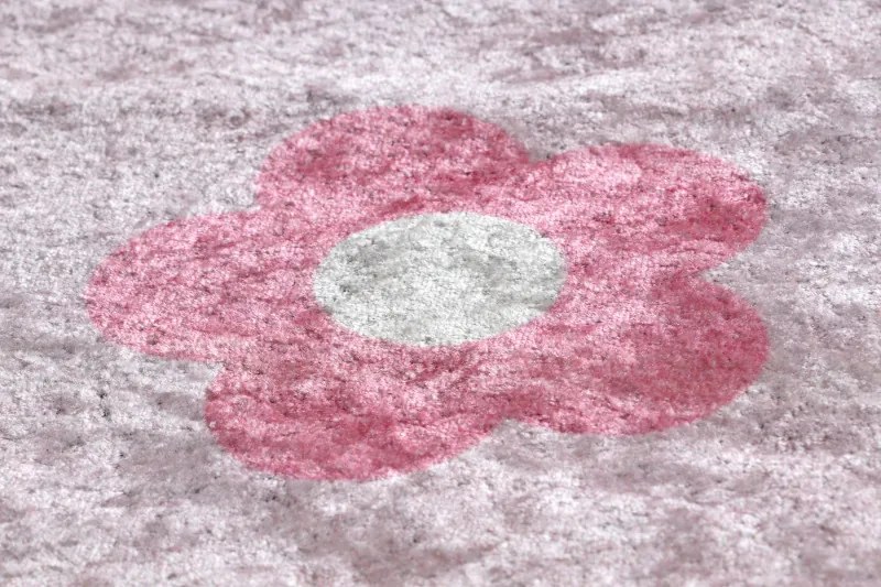 Dywany Łuszczów, Dětský kusový koberec Junior 51828.802 Ballerina pink, 80x150, růžová, dětský pokoj
