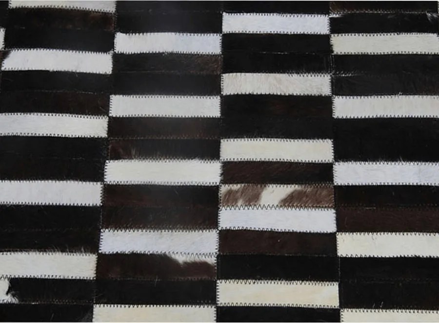 Tempo Kondela Luxusní koberec, pravá kůže, 69x140, KŮŽE TYP 6