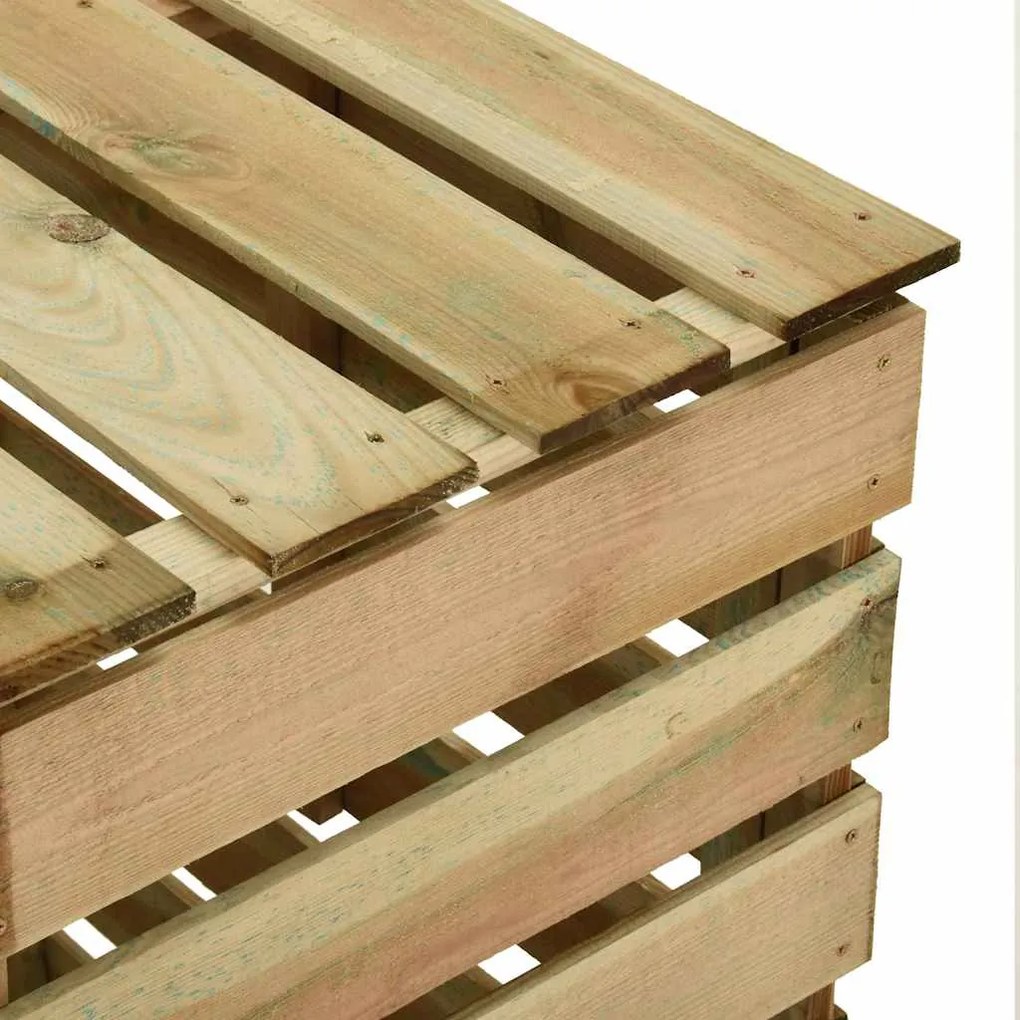 Laťkový zahradní kompostér 80x50x100 cm impregnovaná borovice 316062