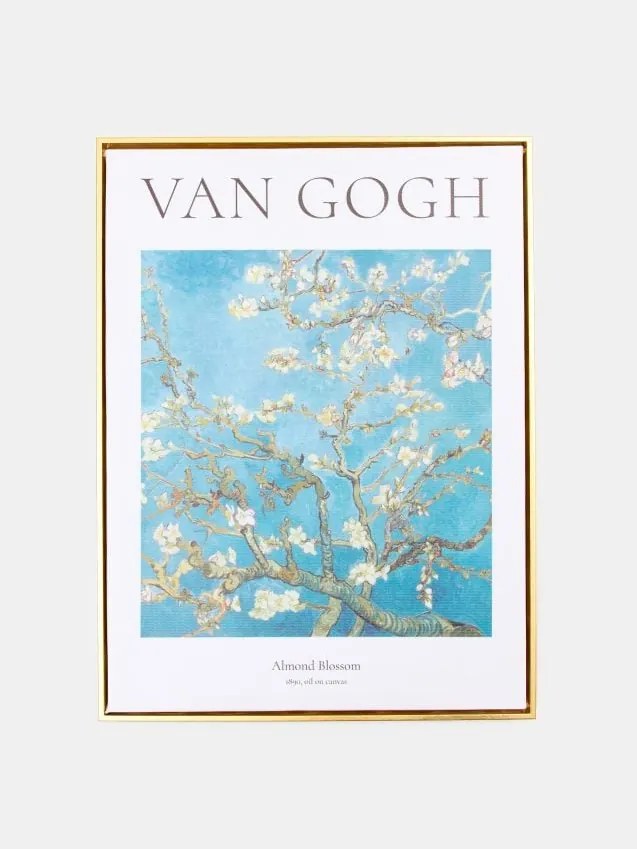 Sinsay - Zarámovaný obraz Van Gogh Almond Blossom - vícebarevná