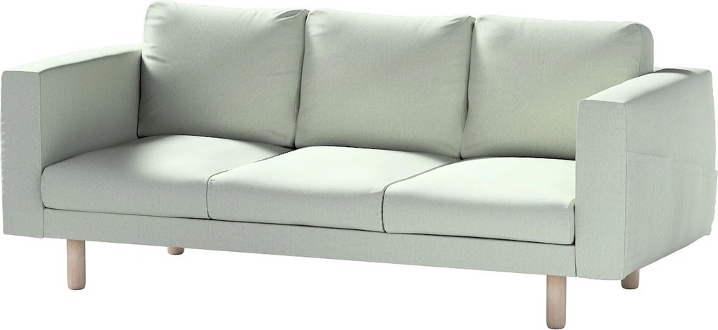 Potah na pohovku IKEA Norsborg 3-místná barva modrá látka pletený vzor
