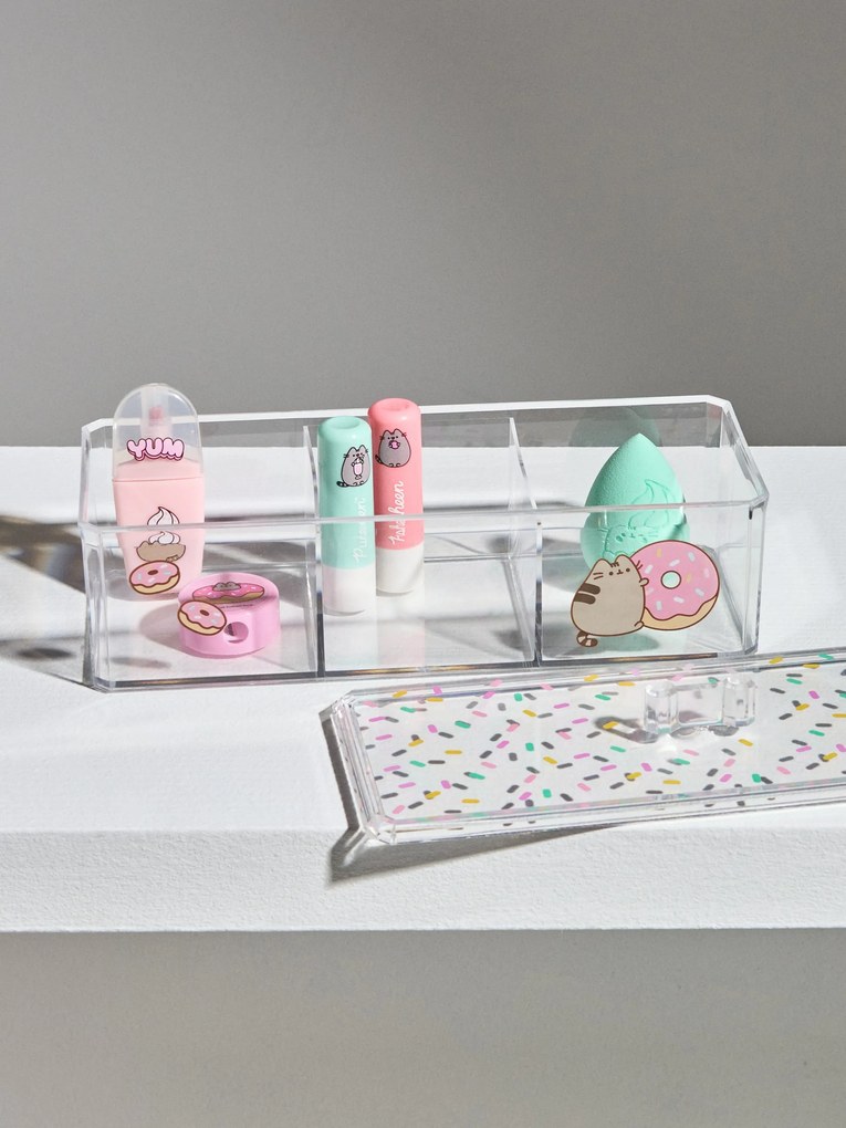 Sinsay - Organizér na kosmetiku Pusheen the Cat - clear