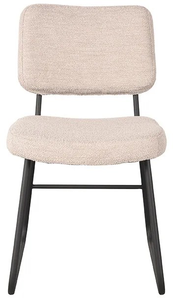 LABEL51 Jídelní židle NOAH bílé bouclé IH-50.142