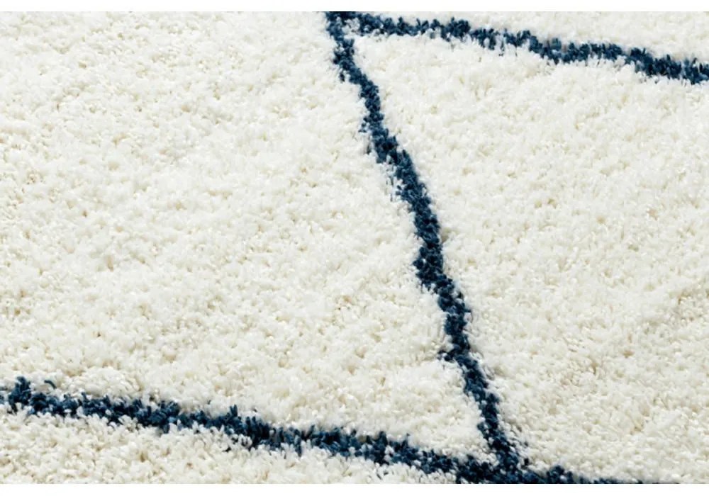 Kusový koberec Shaggy Ortas krémový 140x190cm