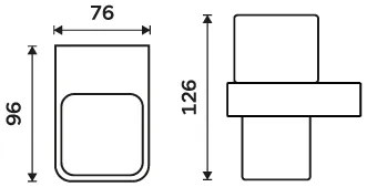 Nimco Držák na kartáčky NKC 30058H-90