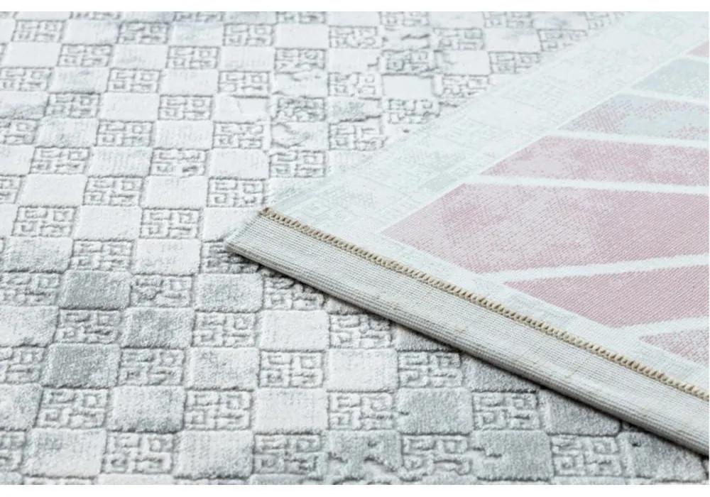 Luxusní kusový koberec akryl Sara růžový 160x230cm