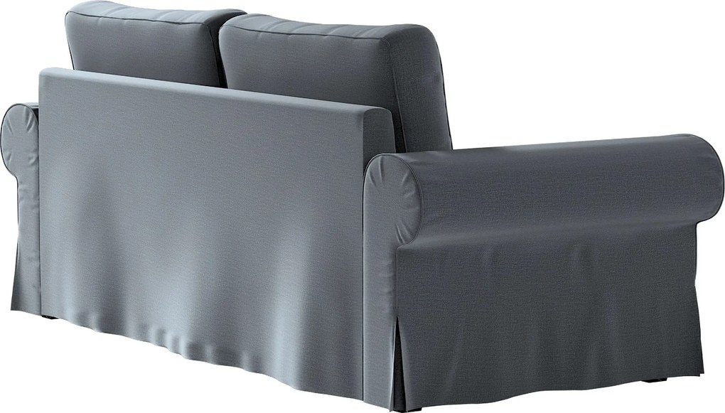 Potah na pohovku IKEA Backabro, 3-místná, rozkládací barva šedá látka sametová