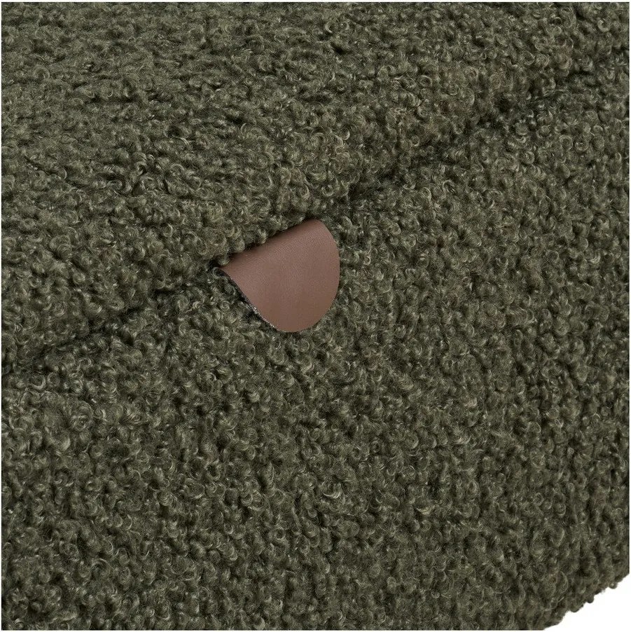 Zelená lavice z textilie bouclé Harlow – House Nordic