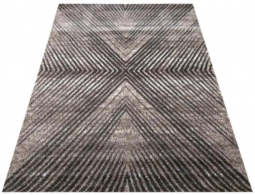 Moderní kusový koberec Panamero 14 hnědý Rozměr: 60x100 cm